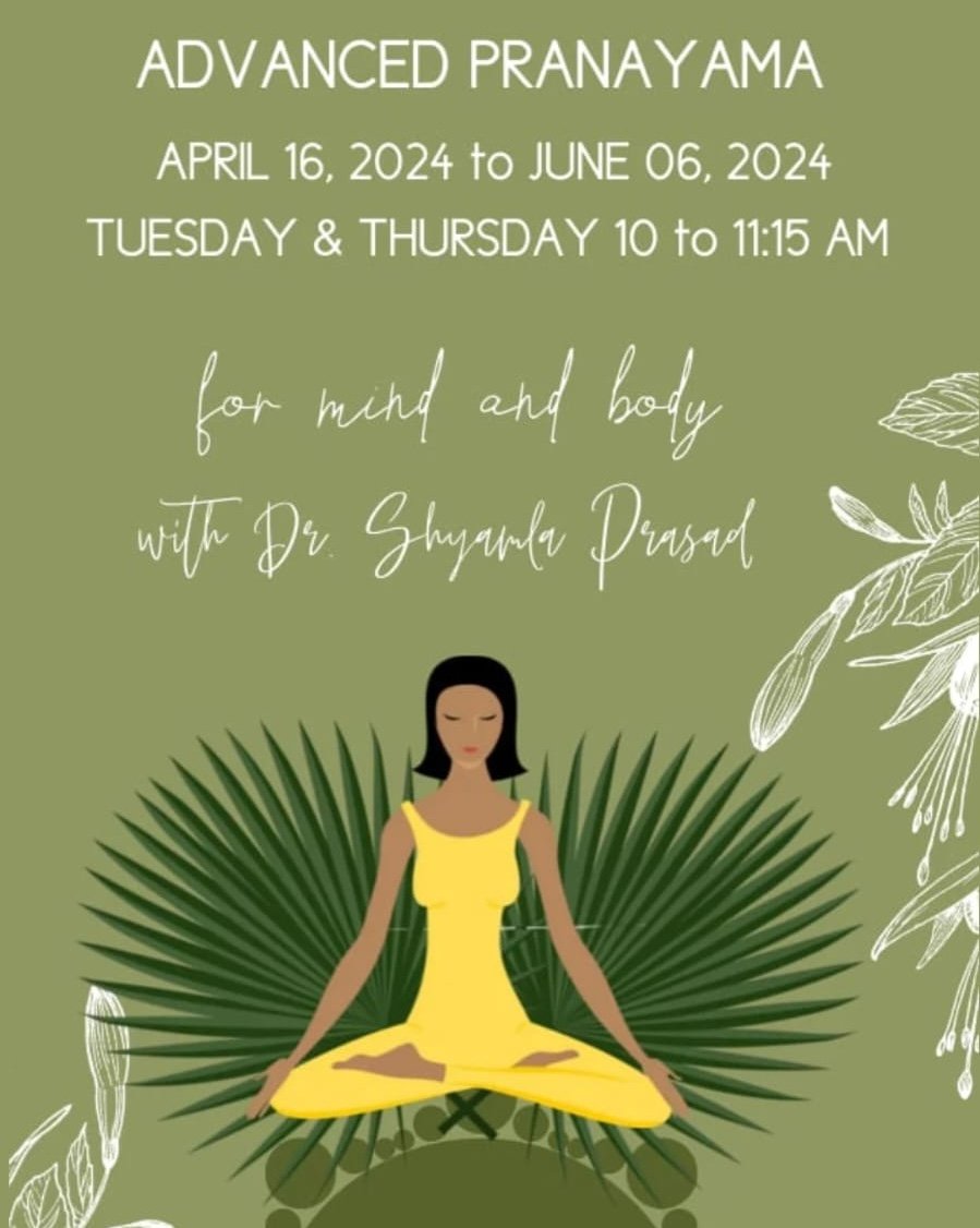 Shyamala Prasad – Yoga Teacher & Therapist